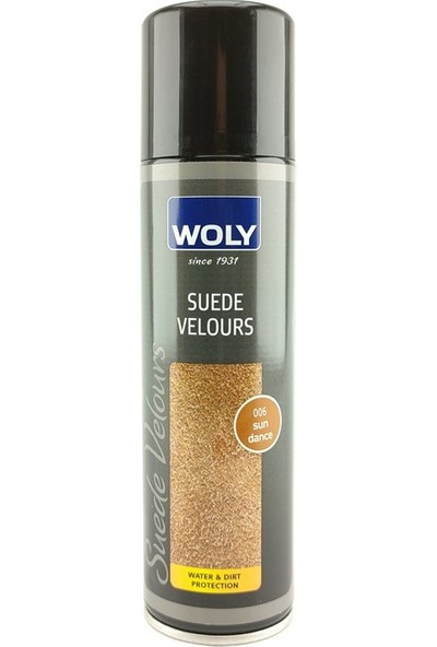 Woly Süet ve Nubuk Yenileyici Sprey 250ML- Lacivert / Kahverengi / Cat / Saydam