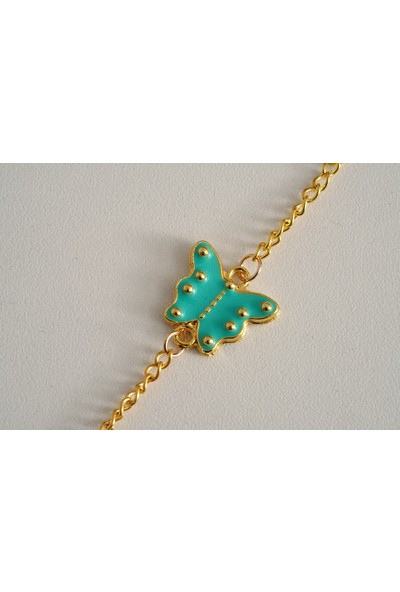 Mdz Collectıon Yeşil Kelebek Bileklik