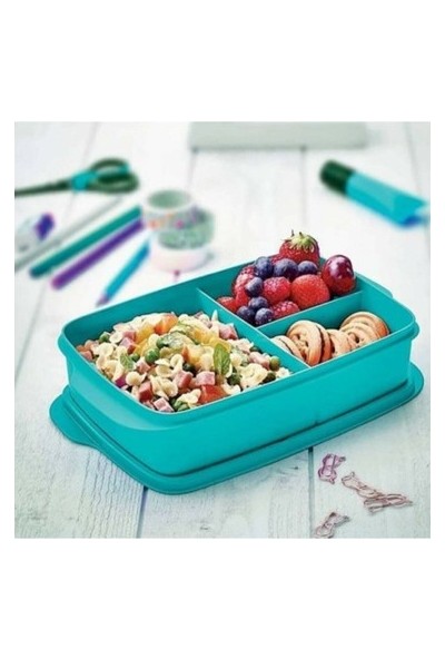 Tupperware Bölmeli Beslenme Kutusu 1 Litre Yeşil Tupperware Bölmeli Beslenme Kutusu 1 Litre Yeşil