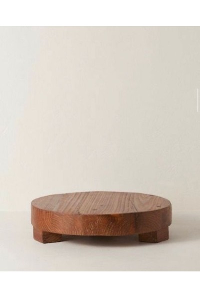 Trihome Ahşap Ayaklı Sunumluk