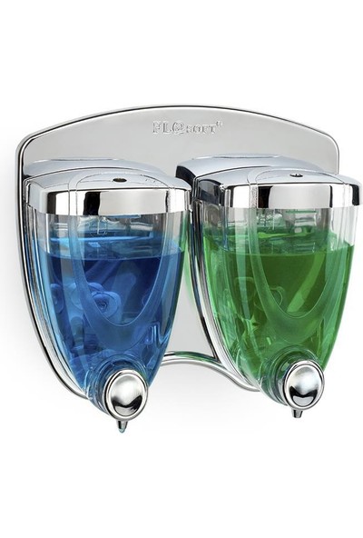 Omnisoft Fls F038 Ikiz Sıvı Sabunluk Krom Kaplama 350+350 ml