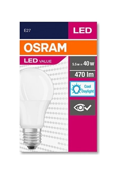 Osram 4-40W Beyaz Işık E27 470 Lm