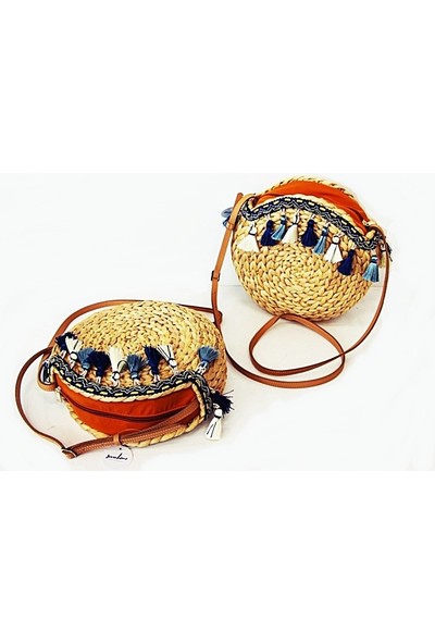 Biton Toptan Işlemeli Rattan Çanta Marmaris Model Hasır Yuvarlak Rattan Çanta Büyük Boy Içi Kumaş Biton Toptan Işlemeli Rattan Çanta Marmaris Model Hasır Yuvarlak Rattan Çanta Büyük Boy Içi Kumaş