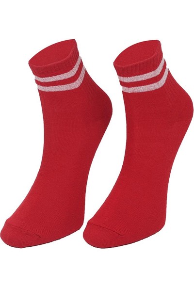 İrco Socks Unisex 6`lı Karışık Renkli Çizgili Pamuklu Tenis Çorabı İrco Socks Unisex 6`lı Karışık Renkli Çizgili Pamuklu Tenis Çorabı