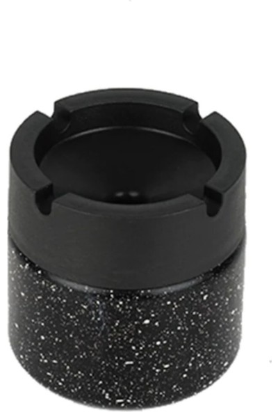 Neptün Life Kokusuz Cam Hazneli Küllük Siyah