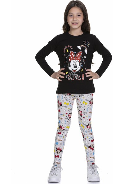 E Çocuk Mickey Mouse Taytlı Takım AT-0900