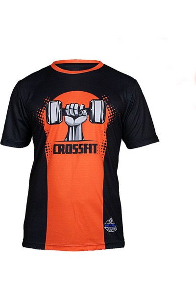 Dosmai Crossfit Dijital Baskılı T-Shirt Dosmai CRT027 Siyah - Xxl