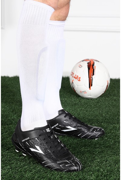 Potincim Meteor Erkek Krampon Çim Saha Futbol Ayakkabısı Siyah Potincim Meteor Erkek Krampon Çim Saha Futbol Ayakkabısı Siyah