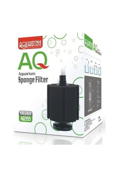 Aquawing Akvaryum Pipo Üretim Filtresi Aquawing AQ355 Sünger Pipo Filtre