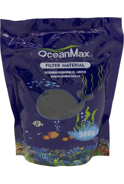 Ocean Max Oceanmax Active Carbon 1,5 mm 500 gram Akvaryum Için Aktif Karbon Ocean Max Oceanmax Active Carbon 1,5 mm 500 gram Akvaryum Için Aktif Karbon