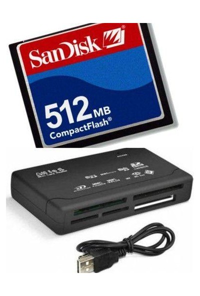 Pmr Sandisk 512 MB Compact Flash Hafıza Kartı - USB 2.0 Cf Kart Okuyucu Pmr Sandisk 512 MB Compact Flash Hafıza Kartı - USB 2.0 Cf Kart Okuyucu