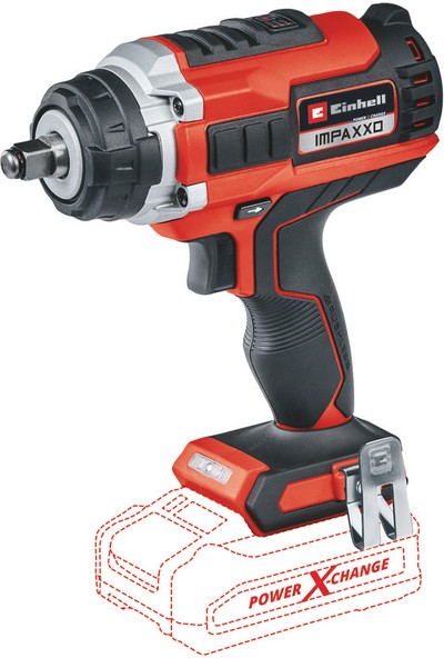 Einhell Impaxxo 18/400 Kömürsüz Akülü Somun Sökme + Darbeli Vidalama Einhell Impaxxo 18/400 Kömürsüz Akülü Somun Sökme + Darbeli Vidalama