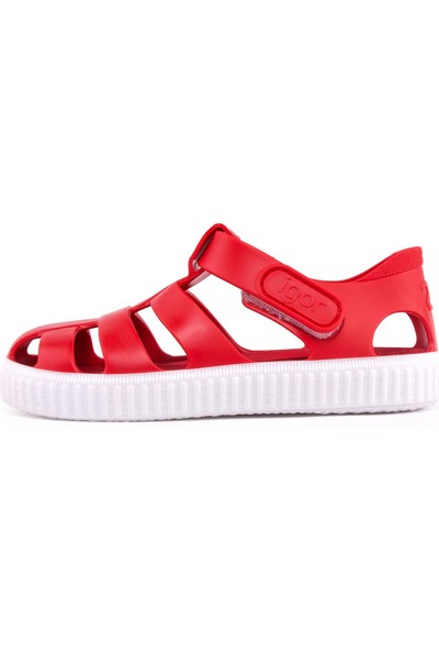 Igor S10289 Nico Çocuk Kırmızı Beyaz Sandalet Igor S10289 Nico Çocuk Kırmızı Beyaz Sandalet