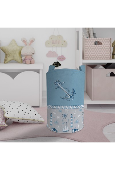 Odi Moda Çamaşır Sepeti, Çoçuk Oyuncak Sepeti, Katlanabilir, Ütülenebilir, Yıkanabilinir |çok Amaçlı 45X35CM|