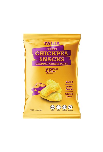 Talia Snacks Cheddar Peynirli Nohut Topları 55 gr Talia Snacks Cheddar Peynirli Nohut Topları 55 gr