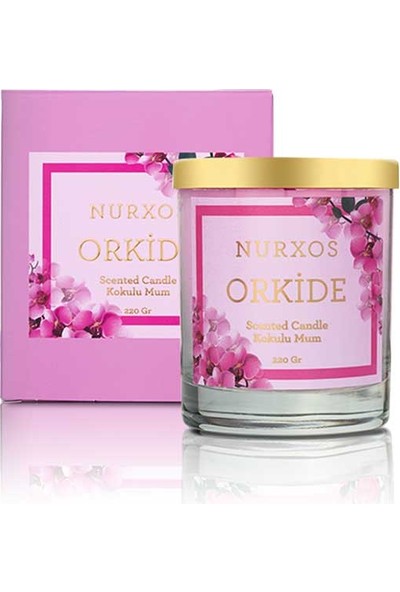 Nurxos Orkide Kokulu Mumlar Nurxos Orkide Kokulu Mumlar