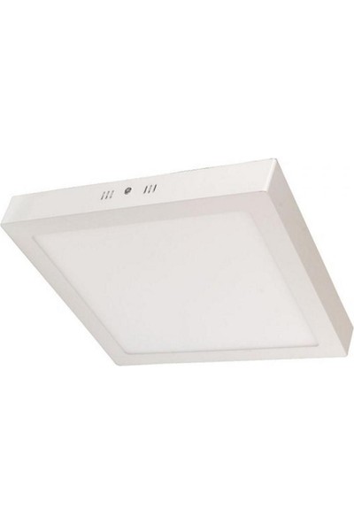 Perium 22W Beyaz Işık Sıva Üstü Panel Kare LED Armatür 6500K Perium 22W Beyaz Işık Sıva Üstü Panel Kare LED Armatür 6500K