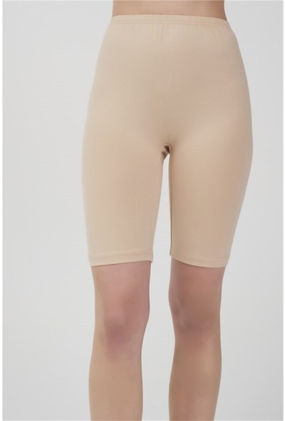 Baykar Kadın Yarım Tayt 8025 Ten Rengi