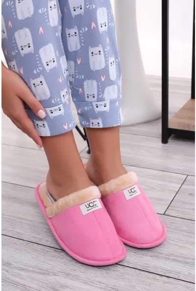 Wordex Uc 050 Unisex Kışlık Ev Içi Terliği Kürklü Yünlü Kışlık Terlik