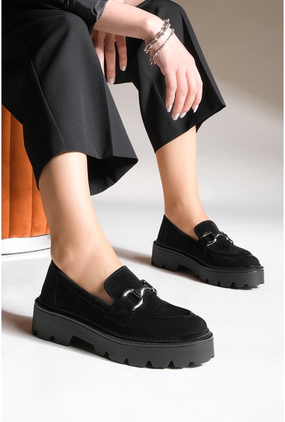 Marjin Kadın Loafer Kalın Taban Makosen Günlük Ayakkabı Mabol Marjin Kadın Loafer Kalın Taban Makosen Günlük Ayakkabı Mabol