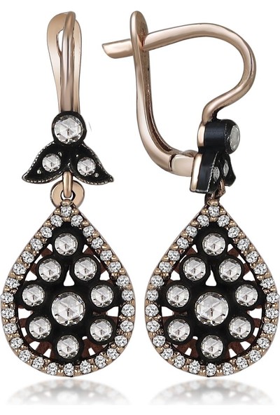 Diamine Elmas 0,43 Karat Pırlanta 0,22 Karat Küpe