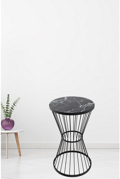 Begüsa Aytuğ Sehpa Siyah Cam Model No:04 Begüsa Aytuğ Sehpa Siyah Cam Model No:04