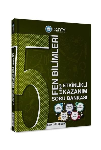 Çanta Yayınları 5.sınıf Fen Bilimleri Etkinlikli Kazanım Soru Bankası