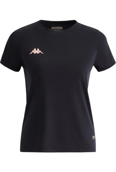 Kappa Kombat Dhola Tk Siyah Kadın Kısa Kol T-Shirt