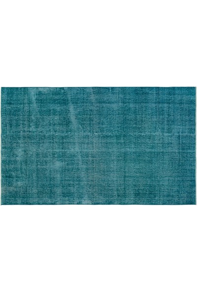 Bespoky Atina Turkuaz Eskitme El Dokuma Alan Halısı Bespoky Atina Turkuaz Eskitme El Dokuma Alan Halısı