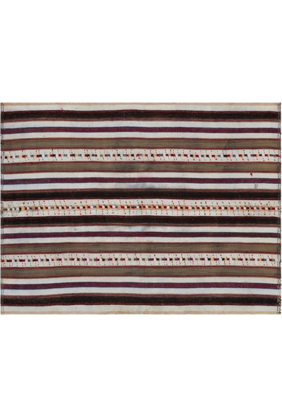 Bespoky Girit Bej Çizgili El Dokuma Alan Halısı Bespoky Girit Bej Çizgili El Dokuma Alan Halısı