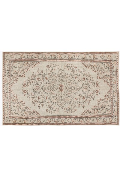 Bespoky Atina Bej Eskitme El Dokuma Alan Halısı