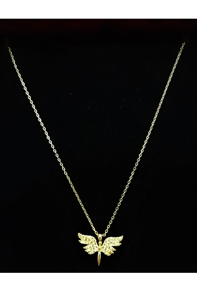 Takı Burada Kadın Gold Kelebek Kolye Takı Burada Kadın Gold Kelebek Kolye