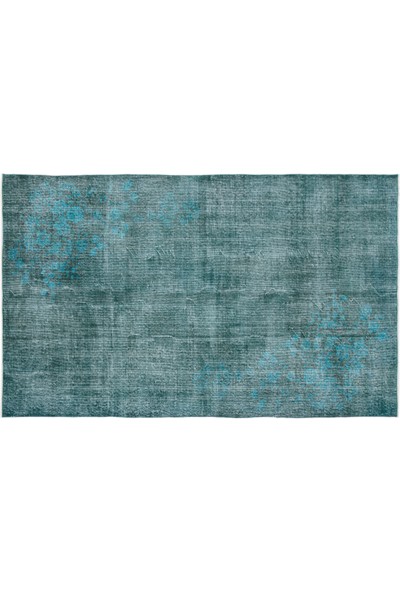 Bespoky Atina Turkuaz Eskitme El Dokuma Alan Halısı Bespoky Atina Turkuaz Eskitme El Dokuma Alan Halısı