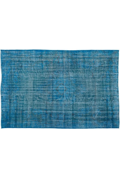 Bespoky Atina Turkuaz Eskitme El Dokuma Alan Halısı Bespoky Atina Turkuaz Eskitme El Dokuma Alan Halısı