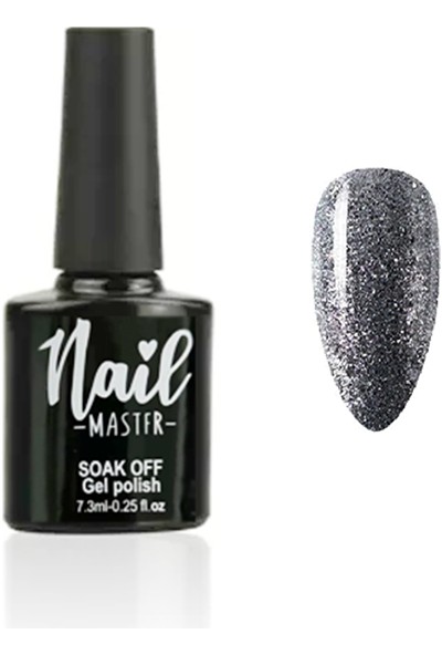 Nail Master M852 Kalıcı Oje Simli Koyu Gümüş 7,3 ml Nail Master M852 Kalıcı Oje Simli Koyu Gümüş 7,3 ml