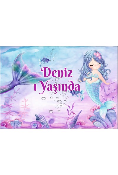 Deniz Kızı Temalı 100X70 Branda Afiş Deniz Kızı Temalı 100X70 Branda Afiş