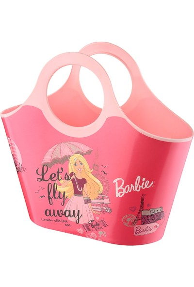 Kaktüskedi Barbie Lisanslı Çocuk El Çantası - Plaj ve Oyuncak Çantası