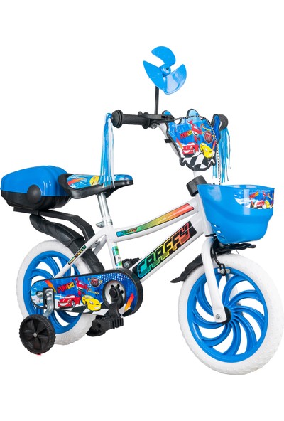 Craffy 15 Jant Mavi Çocuk Bisikleti 15 Jant Crf Mavi 3-4-5-6 Yaş (Yeni Sezon)