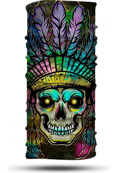 Dair Aksesuar Kuru Kafa Desenli Motosiklet Buff Boyunluk Bandana Outdoor Dair Aksesuar Kuru Kafa Desenli Motosiklet Buff Boyunluk Bandana Outdoor