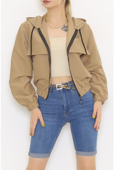 Peaces Store Kapşonlu Mont Sütlükahve - 2321.1610.