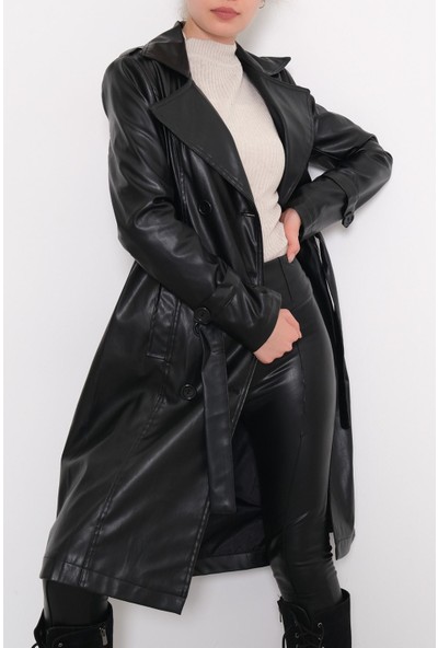 Deri Trenç Siyah - 7453.179. Deri Trenç Siyah - 7453.179.