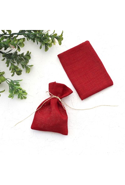 Bimotif Simli Kırmızı Kese 9 x 12 cm 100 Adet Bimotif Simli Kırmızı Kese 9 x 12 cm 100 Adet