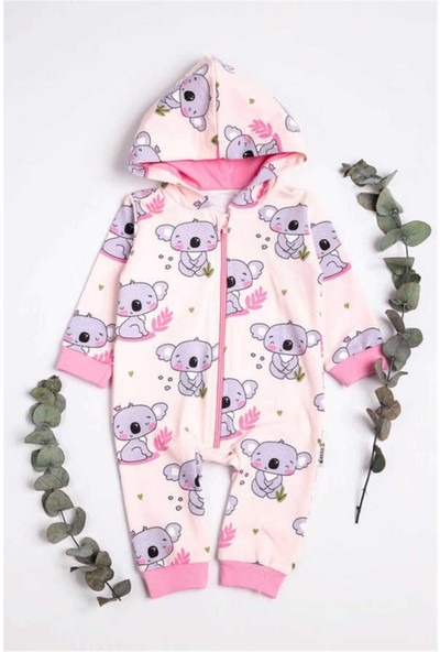 Le Mabelle Uzun Kollu Pembe Koala Bebek Tulum - Lynne Le Mabelle Uzun Kollu Pembe Koala Bebek Tulum - Lynne