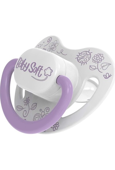 Babysoft Desenli Damak Emzik No:3 (18 Ay) (Doğa Lila) KOD:533 Babysoft Desenli Damak Emzik No:3 (18 Ay) (Doğa Lila) KOD:533