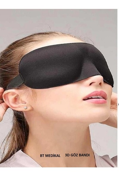 Bt Medikal 3D Siyah Uyku Göz Bandı.relax ve Seyahat Göz Bandı Bt Medikal 3D Siyah Uyku Göz Bandı.relax ve Seyahat Göz Bandı