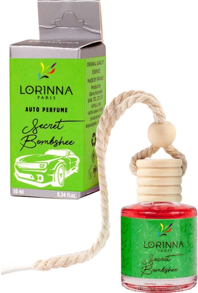 Lorınna Parıs Secret Bombshee Parfümlü Oto Kokusu 10 ml