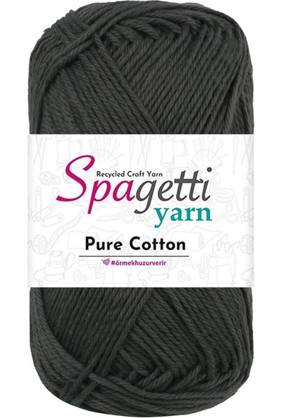 Spagetti Yarn Pure Cotton Füme El Örgü Ipliği