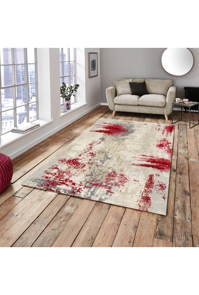 Meka Home Yeni Kırmızı Jet Model Lastikli Halı Örtüsü Meka Home Yeni Kırmızı Jet Model Lastikli Halı Örtüsü