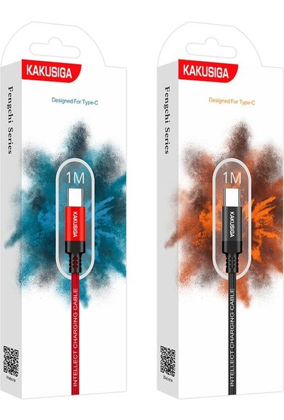 Kakusiga Type-C Kablo - Kırmızı