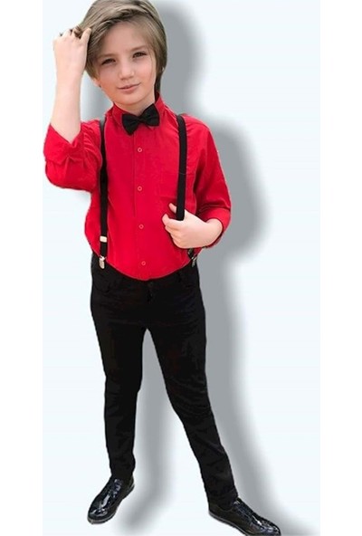 Mnk Baby Askılı 11 Yaş Papyonlu Erkek Çocuk Kombin